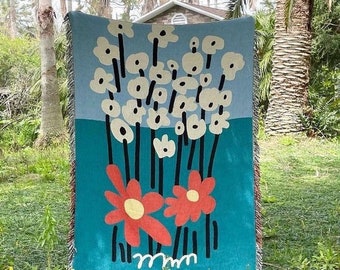 Red Plaid Sofa Throw - Etsy