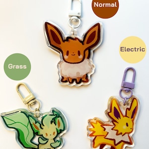 Elemental Creature Keychains - Etsy
