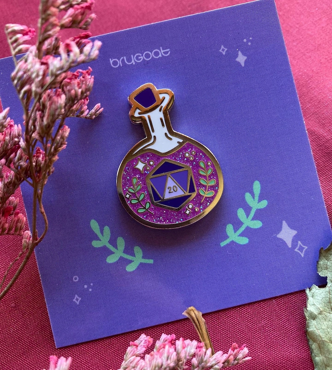 Dnd Potion Enamel Pin - Dice Pin - Dungeons and Dragons Magic Potion ...