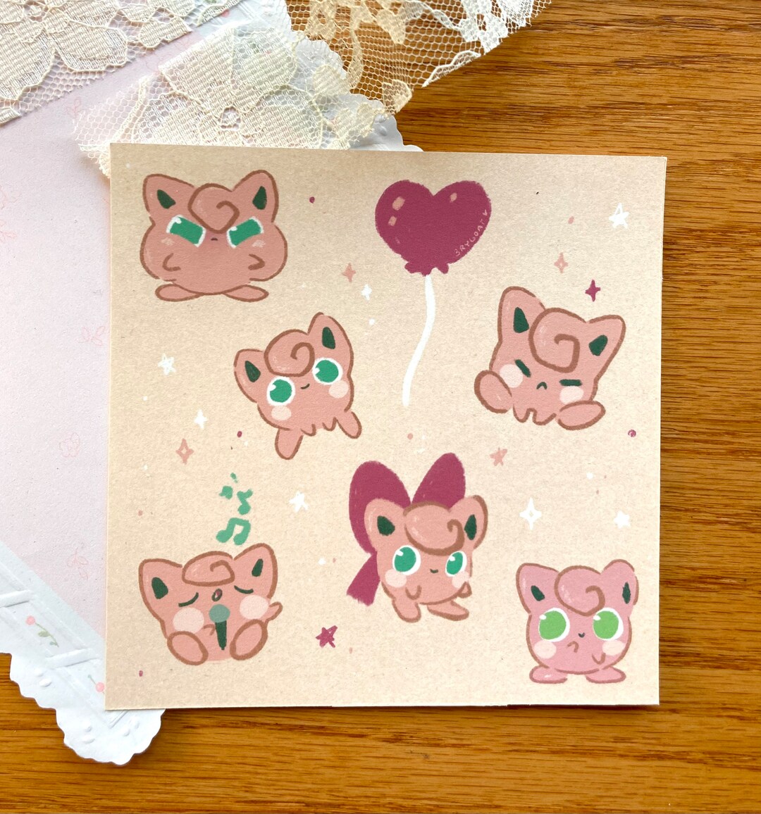 Cute Pink Fluff Print - Etsy