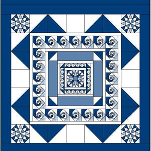Mariner's Compass Medallion Queen Size Quilt - Etsy