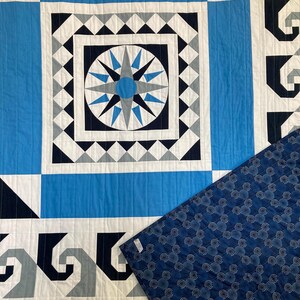 Mariner's Compass Medallion Queen Size Quilt - Etsy