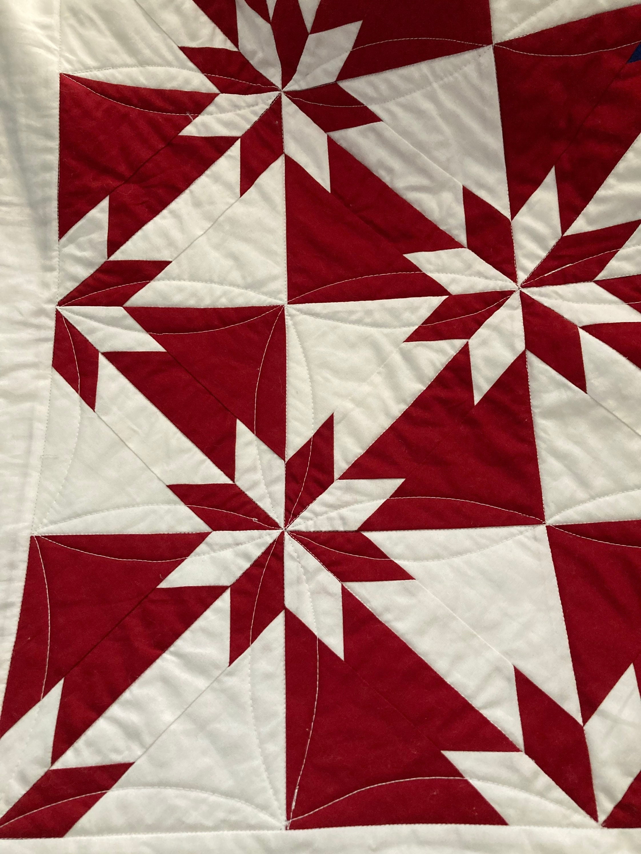 Red Hunter Star Quilt Pattern How To Make A 12 Inch Hunters Star Block