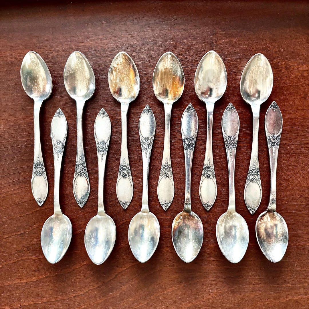 Vintage Coffee Spoons Set: PRIMA NS ALP, Mid-century Scandinavian ...