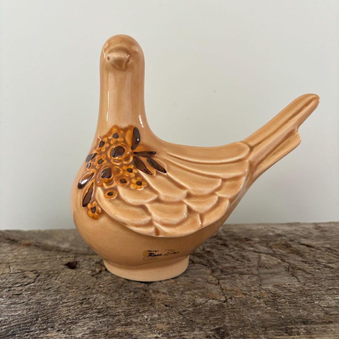 Ceramic Dove Figurine, Rosa Ljung for Deco Keramik Helsingborg, Sweden ...