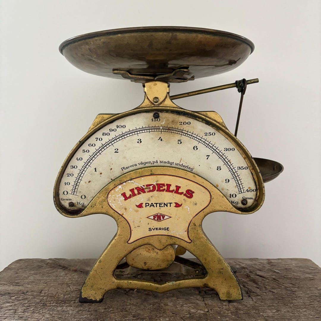 Vintage Lindells Scale by LINDELLS, Sweden, 1950s | Working Condition ...