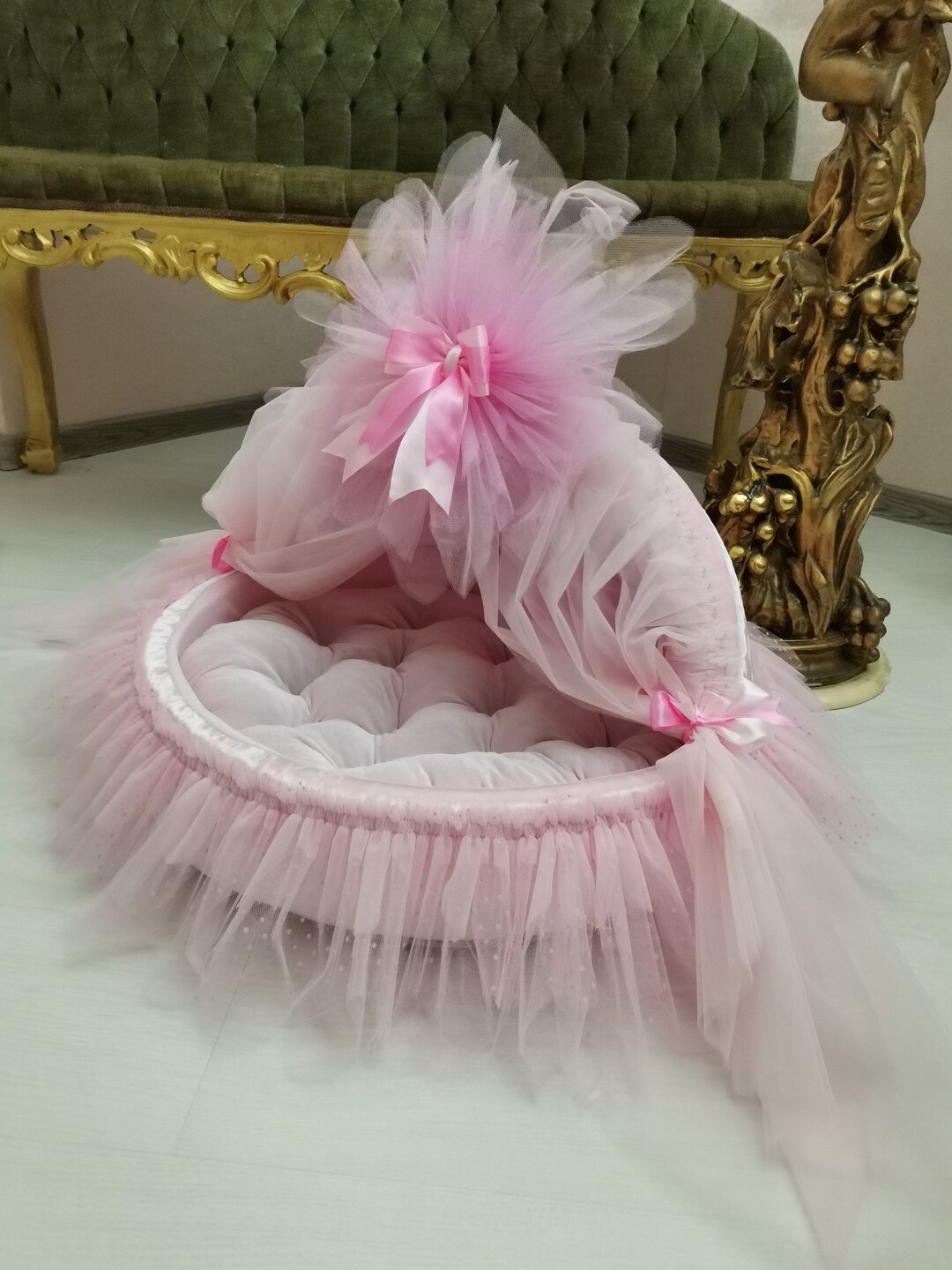 Dog Bed Lounger Mattress for Puppy, House for Small Dog, Gift for Dog ...