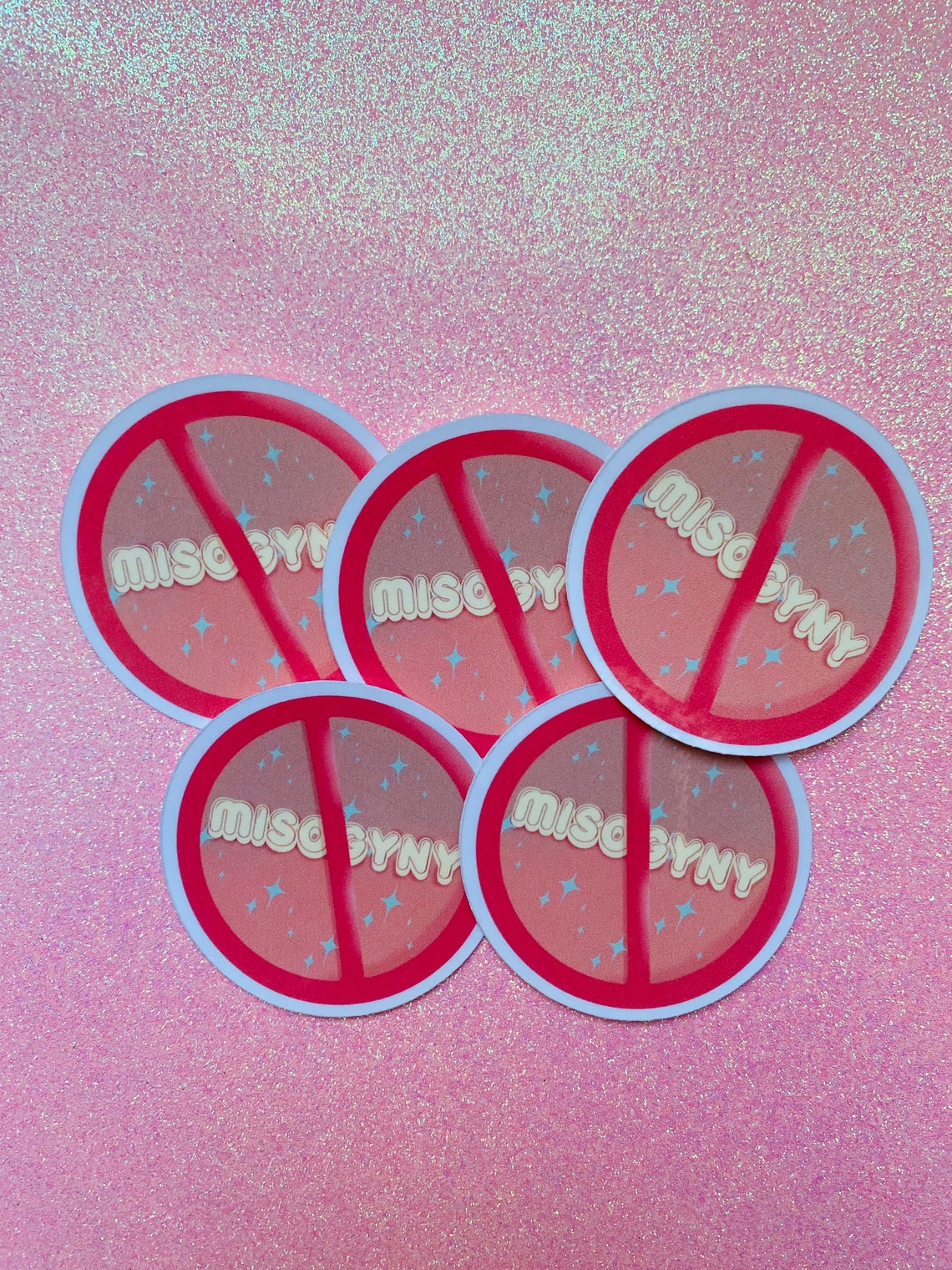 Anti misogyny sticker feminist sticker no misogyny sticker | Etsy