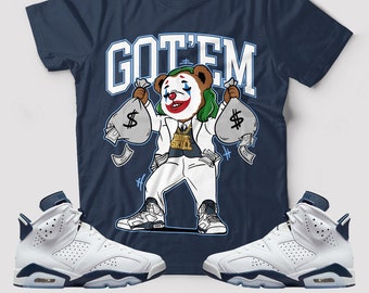 Navy Em Shirt - Etsy