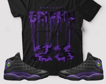 Purple Jordan Shirt | Etsy