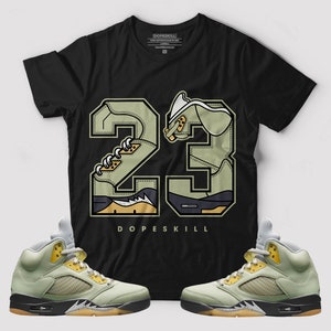 23-J5 Graphic to Match Jordan 5 Jade Horizon T-shirt - Etsy