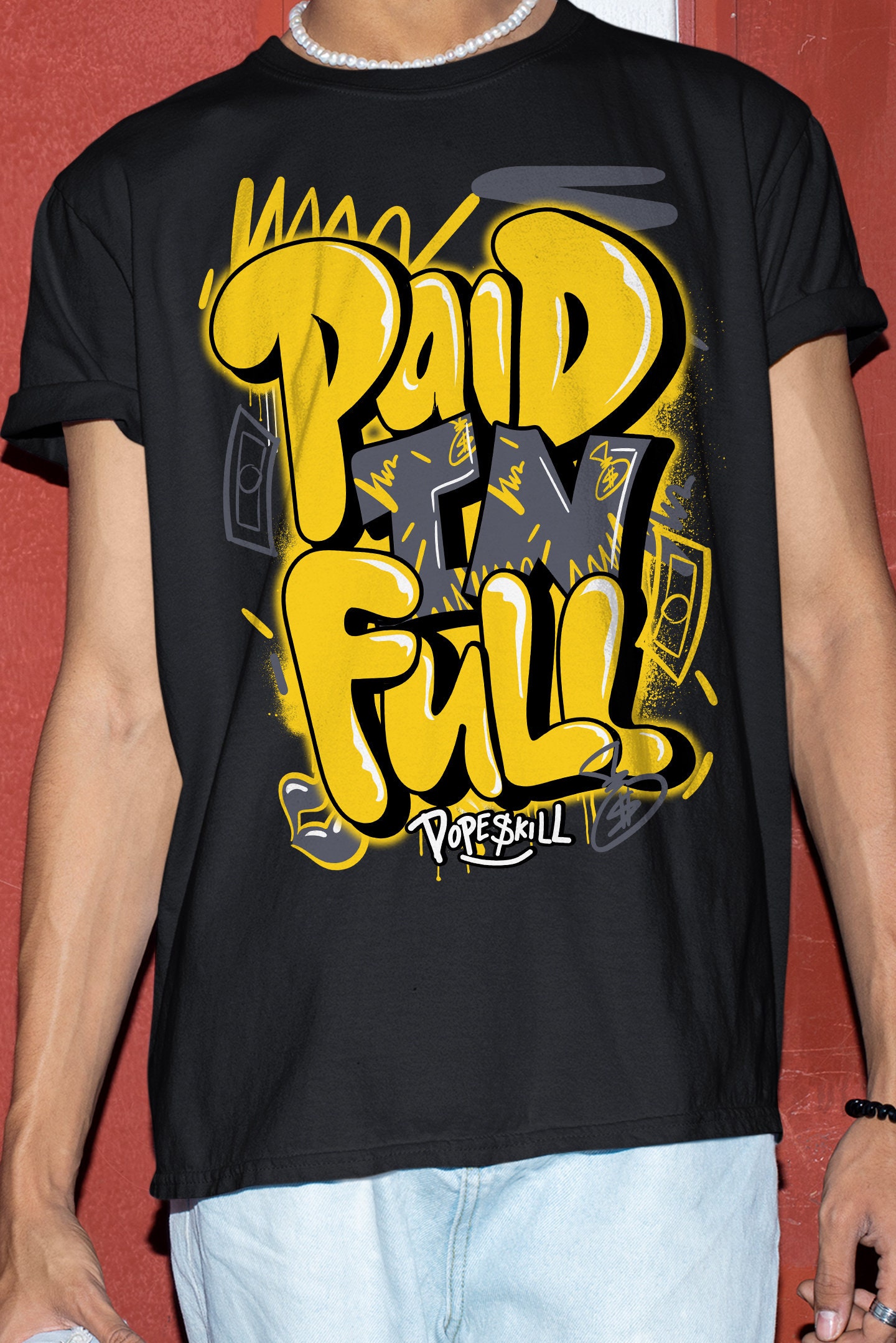 New Paid in Full Graphic to Match Jordan 4 Lightning T-shirt | Etsy