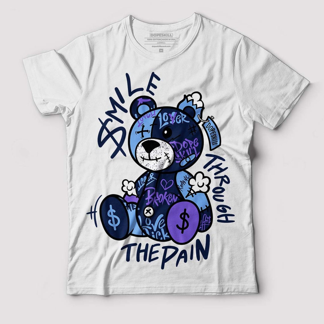 Georgetown 5s Dopeskill Unisex T-shirt Smile Through the Pain - Etsy