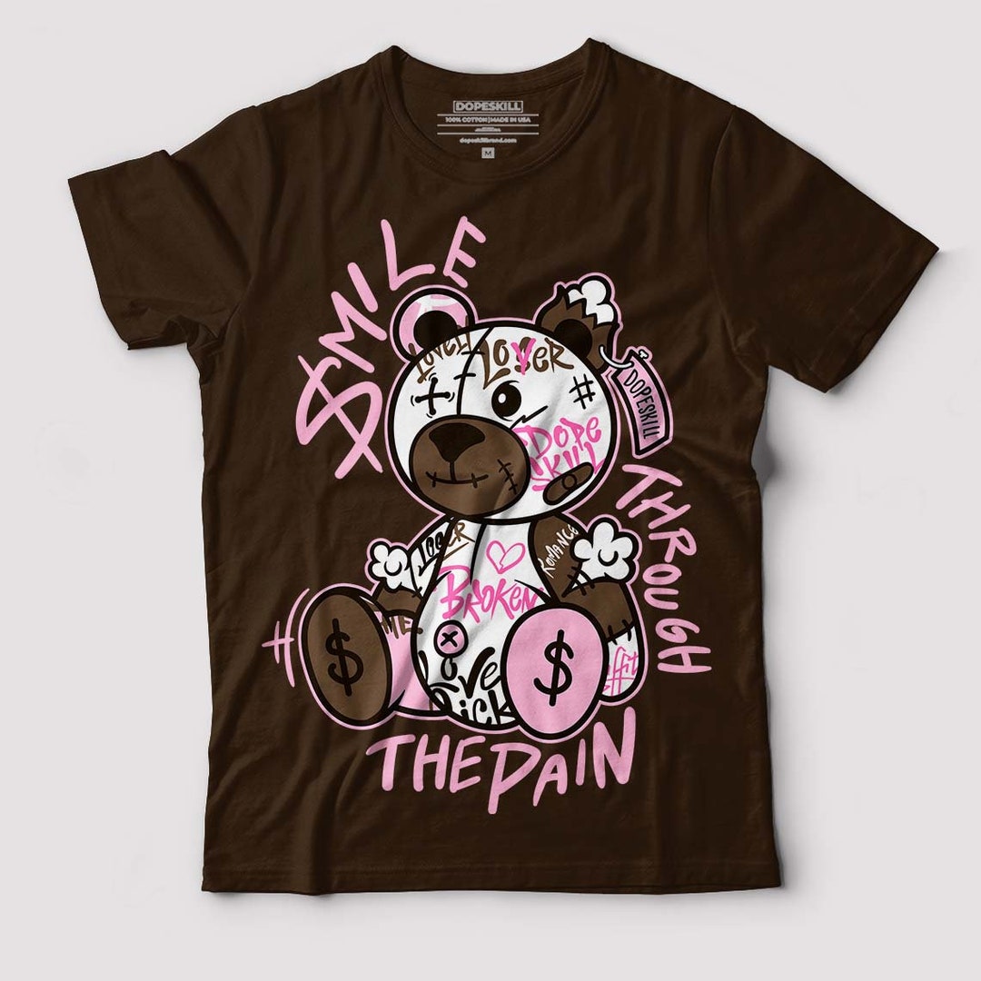 Neapolitan 11s Dopeskill Unisex T-shirt Smile Through the Pain Graphic ...