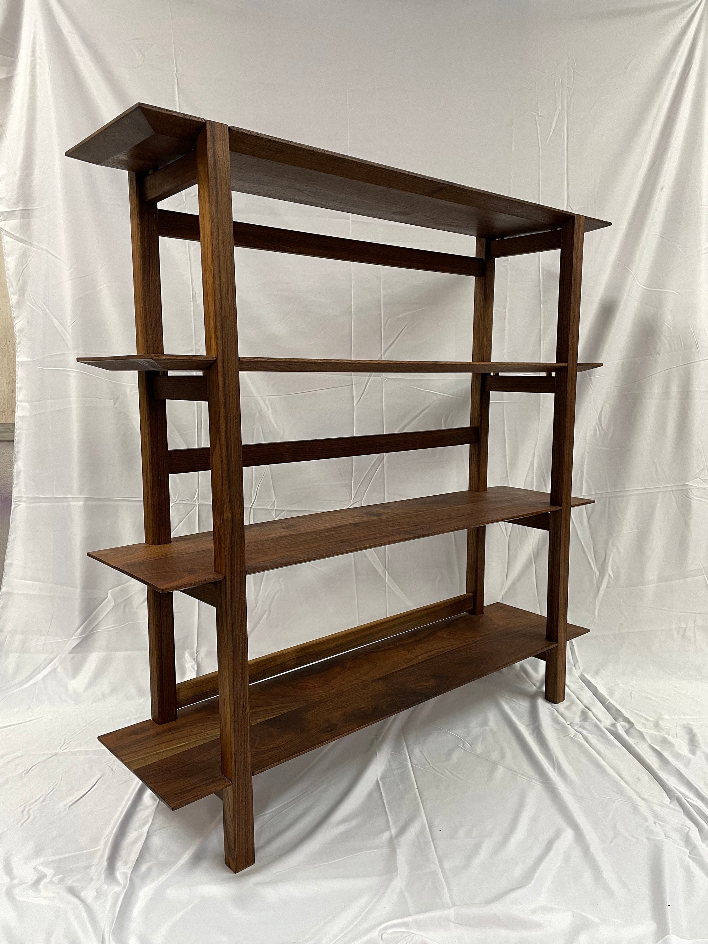 Walnut Shelving Unit - Etsy