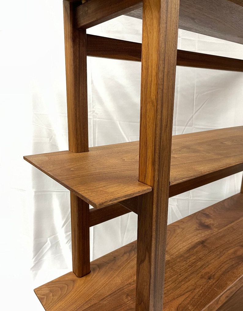 Walnut Shelving Unit - Etsy