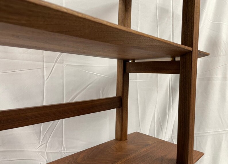 Walnut Shelving Unit - Etsy
