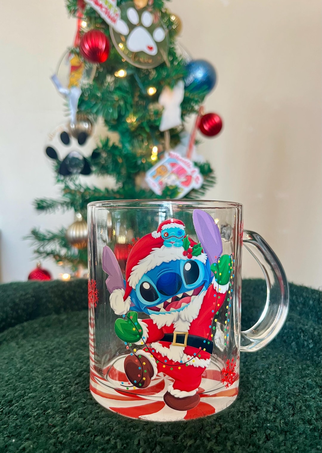Stitch, Christmas Stitch Cup, Mug, Christmas Mug, Lilo and Stitch ...
