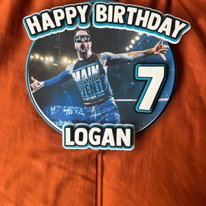 Jey Uso Cake Topper, Personalized Cake Topper, Uso, Yeet, Boy Birthday ...