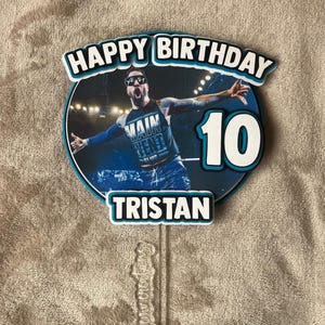 Jey Uso Cake Topper, Personalized Cake Topper, Uso, Yeet, Boy Birthday ...