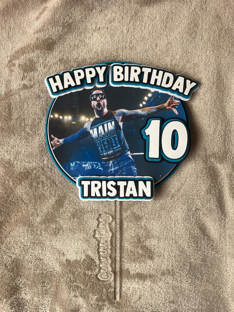 Jey Uso Cake Topper, Personalized Cake Topper, Uso, Yeet, Boy Birthday ...