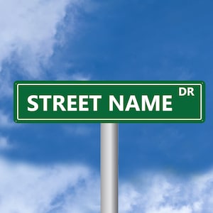 Custom Metal Street Sign: Personalized Vintage Sign Plaque - Etsy
