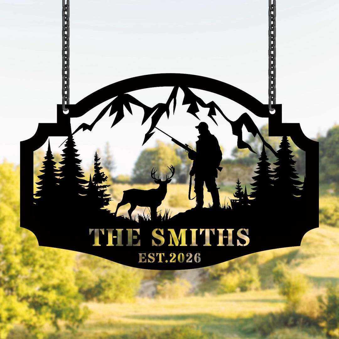Custom Metal Camping Sign, Campfire Name Signs, Farmhouse Decor Gift ...