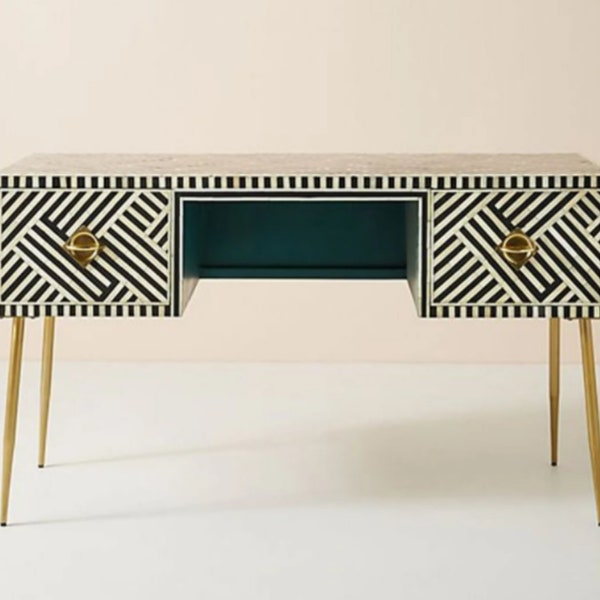 Bone Inlay Desk - Etsy
