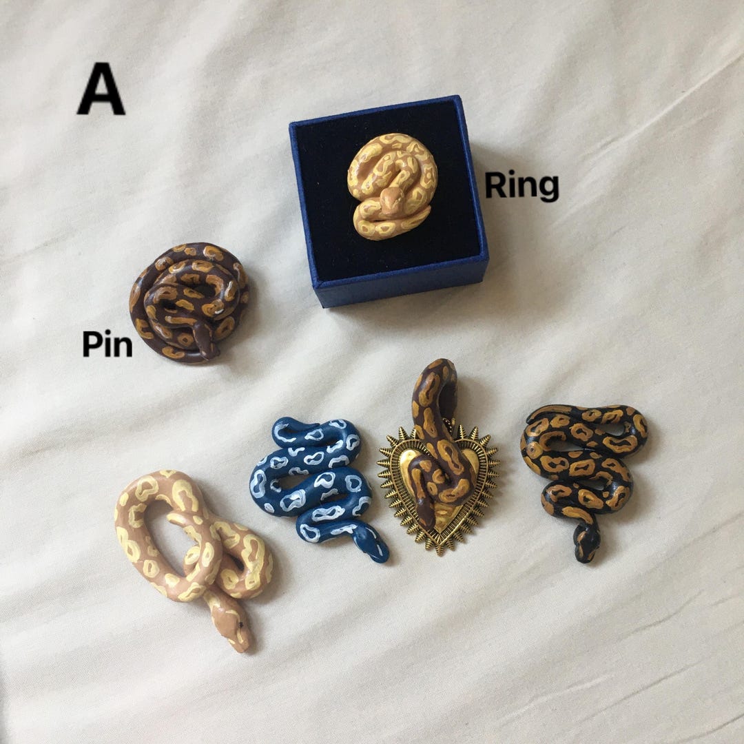 Ball Python Jewelry Set - Etsy