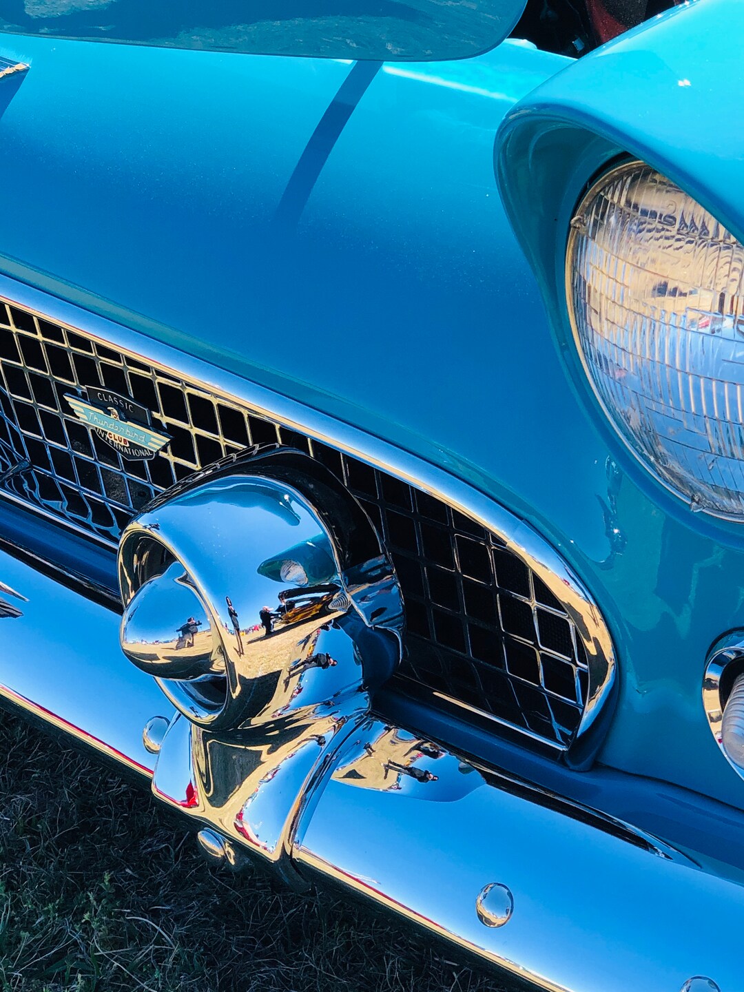 Classic Blue Car - Etsy