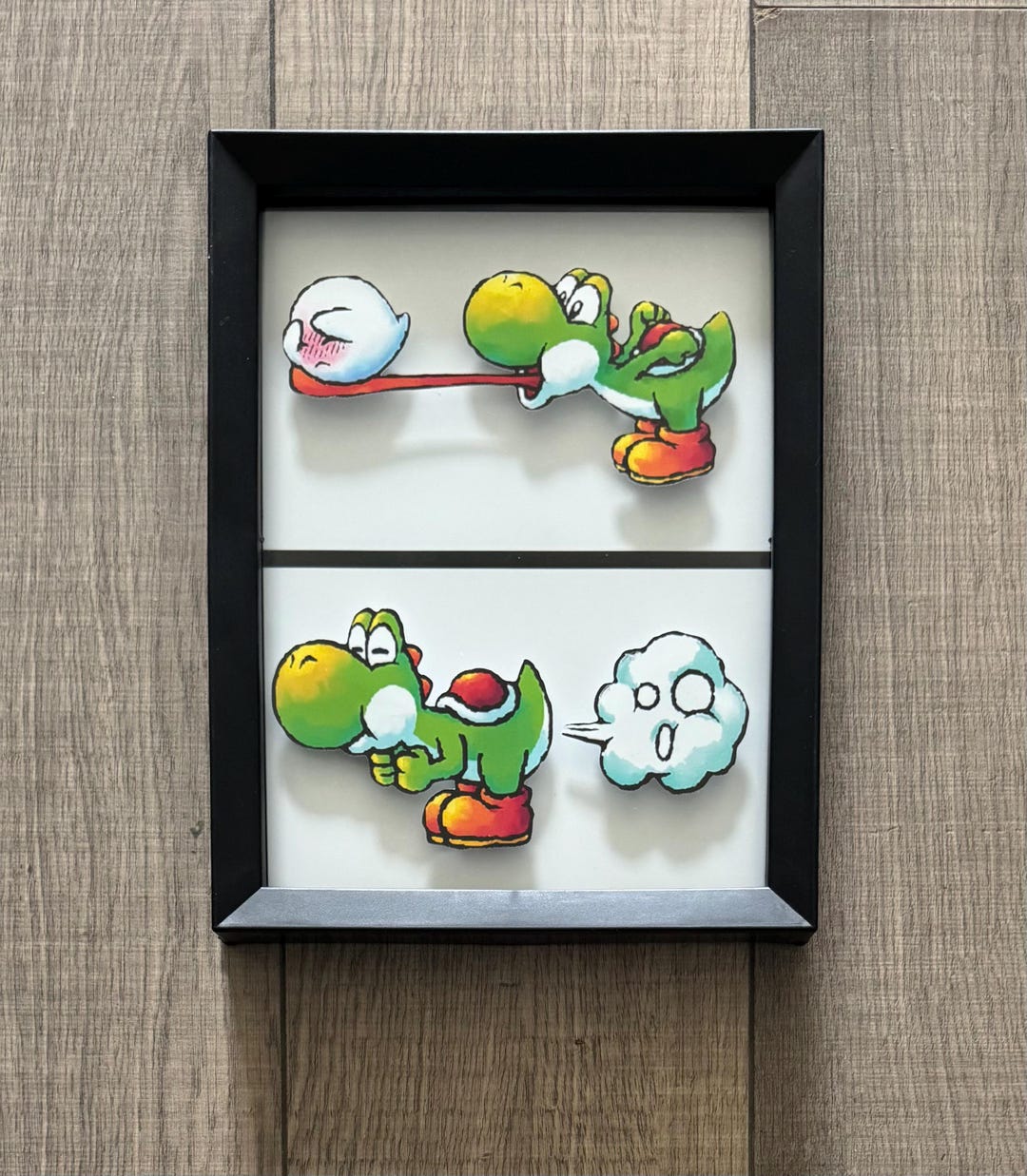 Yoshi Ghost Fart Shadowbox - Etsy