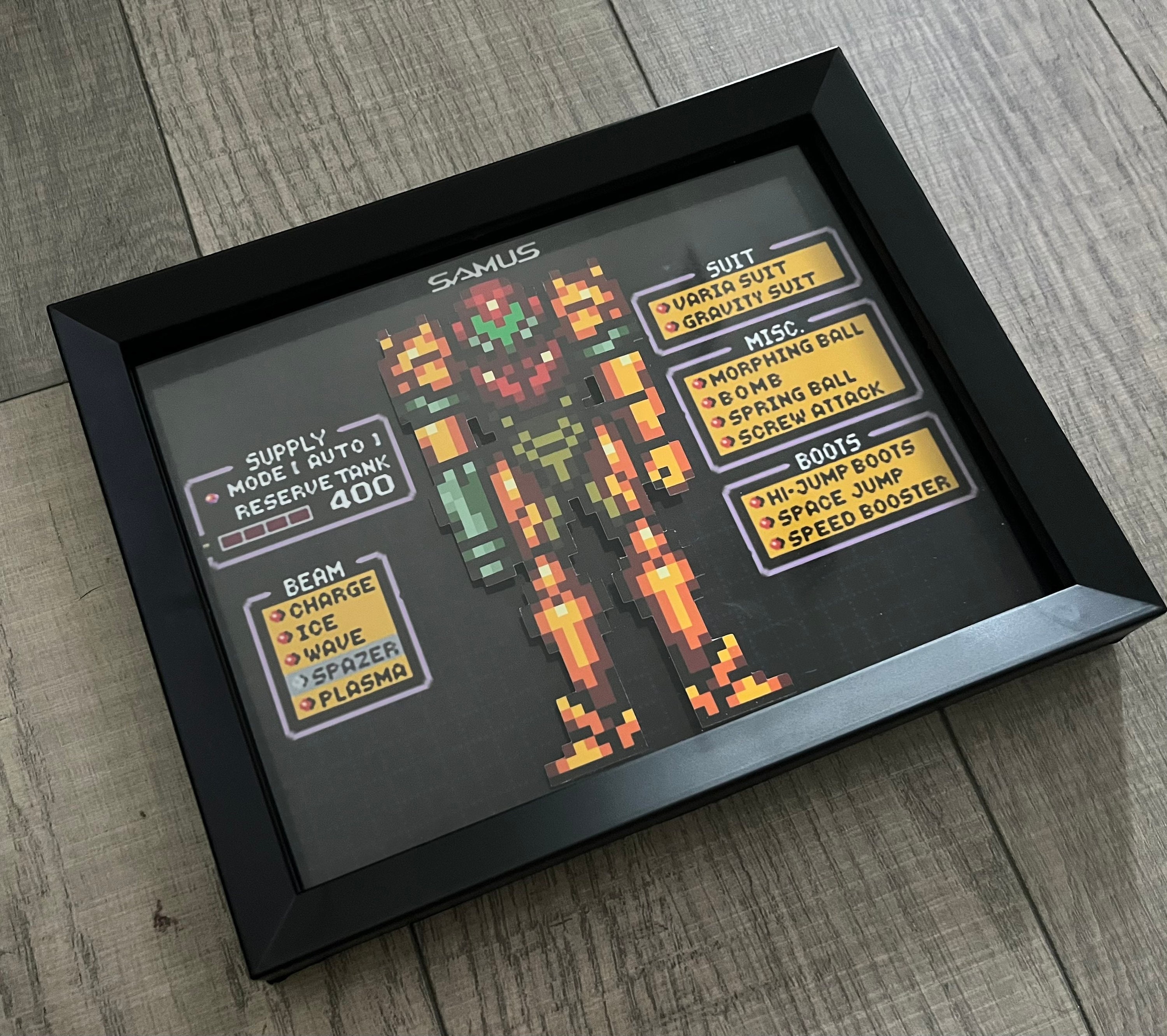Metroid Shadowbox - Etsy
