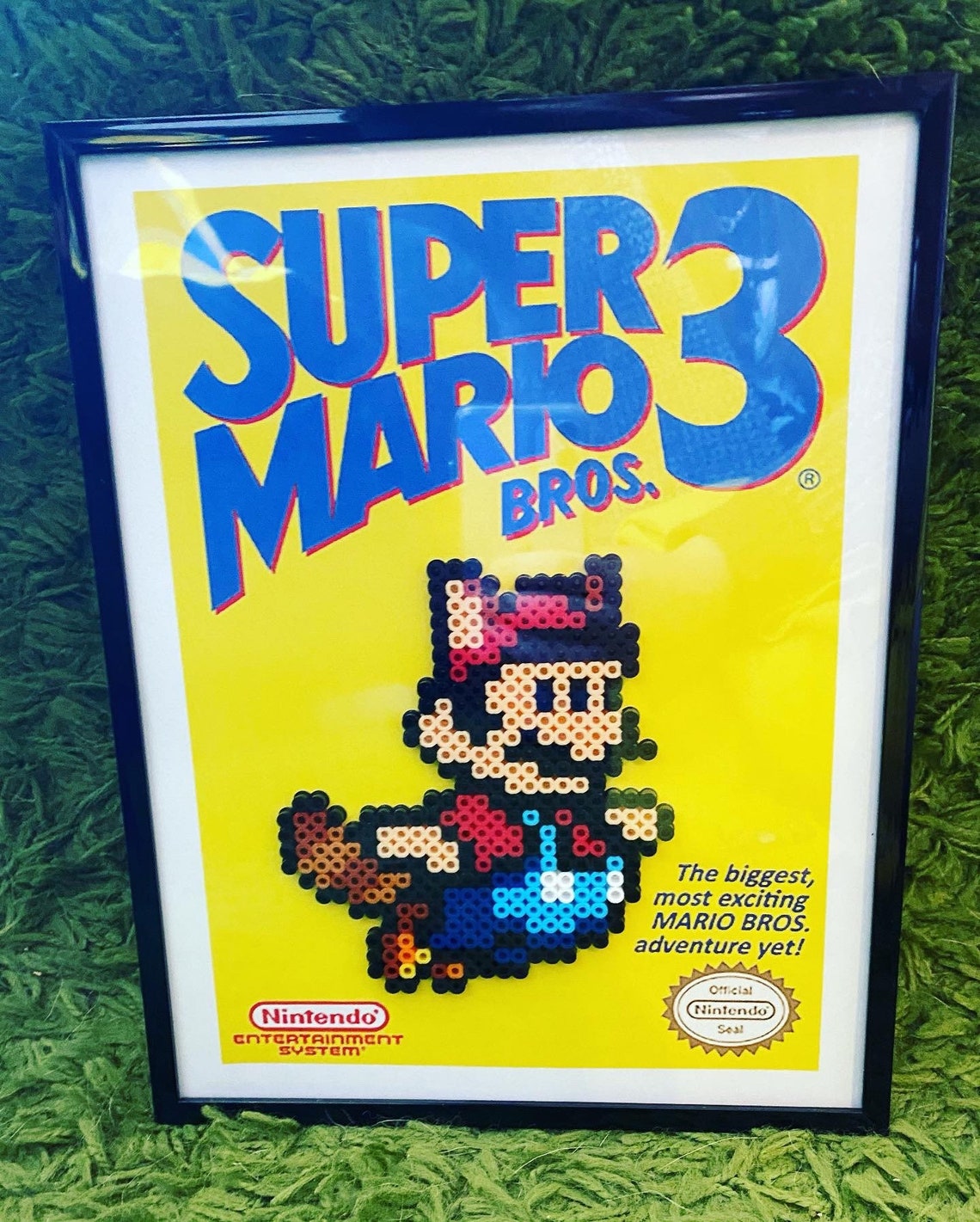 NES Super Mario Brothers 1 2 &3 Pixelated Box Cover Art - Etsy
