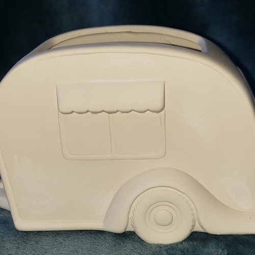 Ceramic Bisque Camper Birdhouse Ready to Paint Birdhouse - Etsy