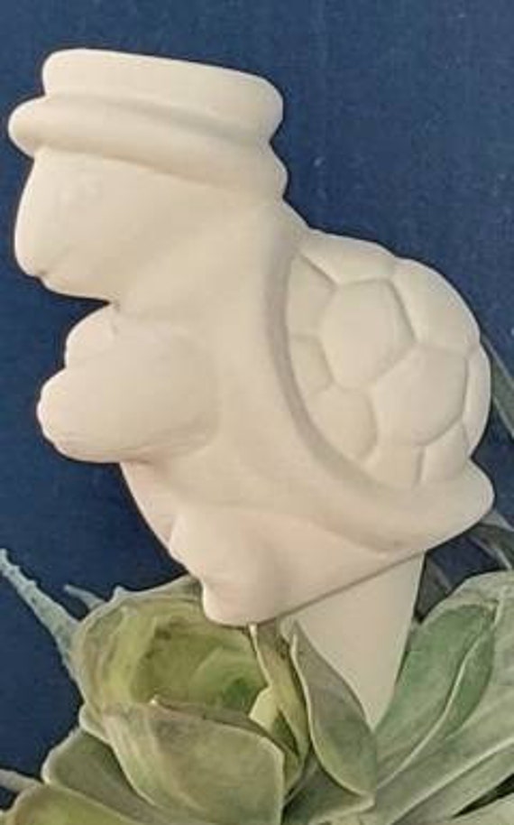 Ceramic Bisque Turtle Plant Tender Ready to Paint Turtle - Etsy