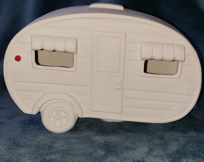 Ceramic Bisque Camper Travel Trailer Ready to Paint - Ceramic Travel ...