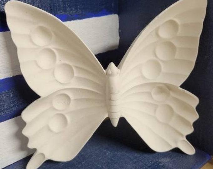 Unpainted Ceramic Butterfly Dish. Ready for You to Paint or Glaze ...