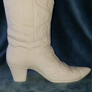 Ceramic Bisque Cowboy Boot Ready to Paint - Western Boot - Cowboy Boot ...
