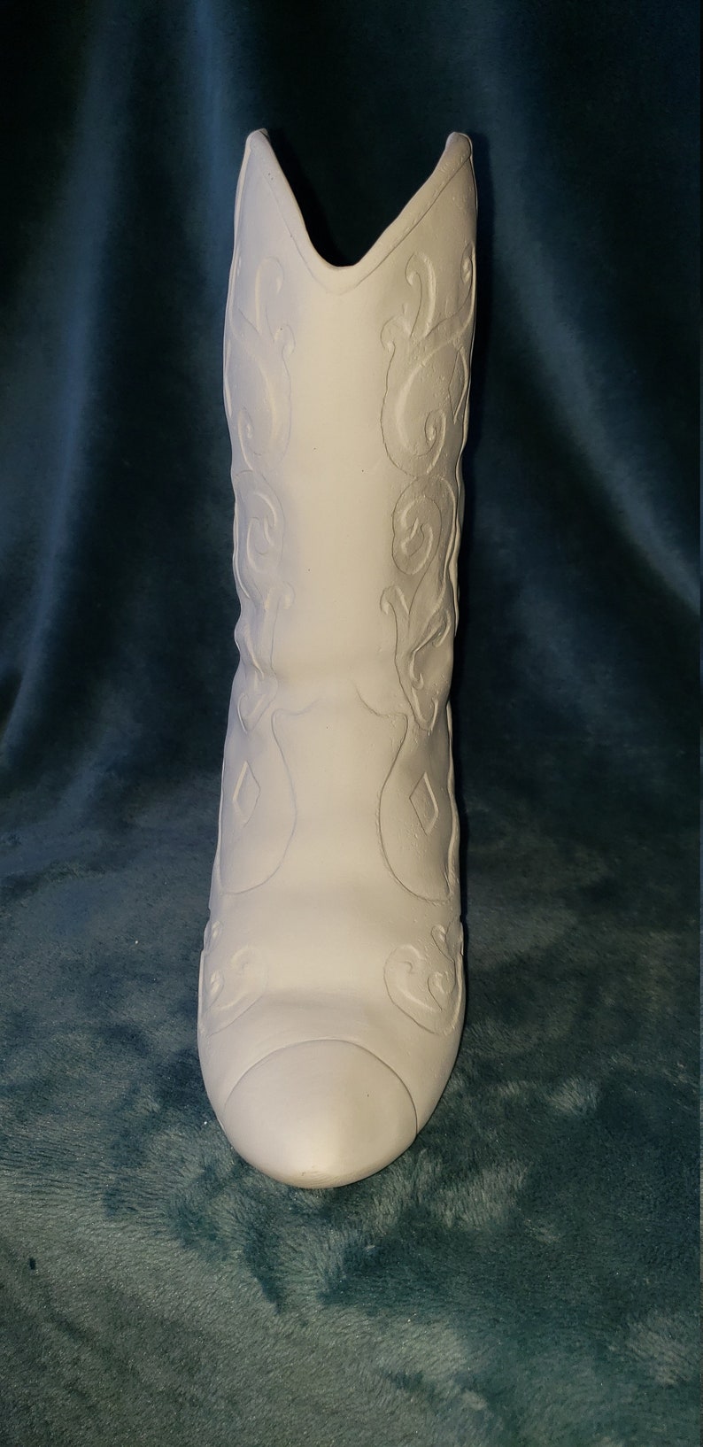 Ceramic Bisque Cowboy Boot Ready to Paint - Western Boot - Cowboy Boot ...