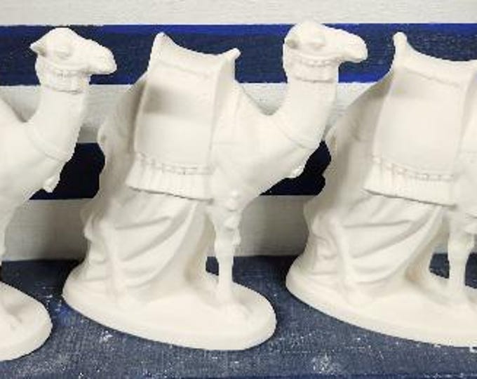 Ceramic Bisque Ready to Paint Standing Nativity Camel. Addition or ...