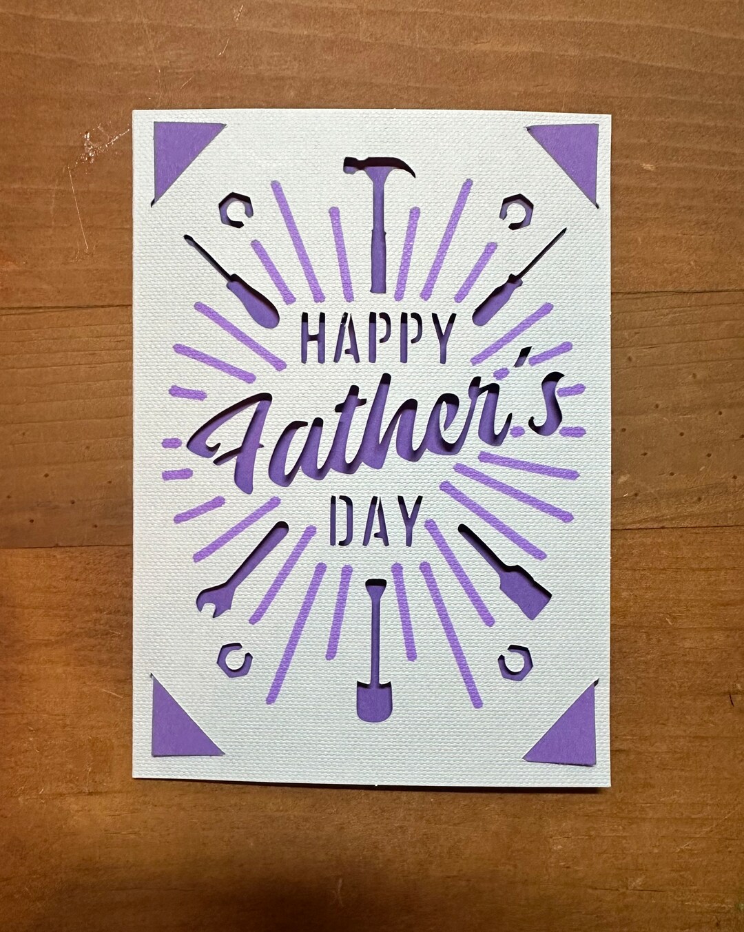 Happy Father's Day Tools Card.2 - Etsy