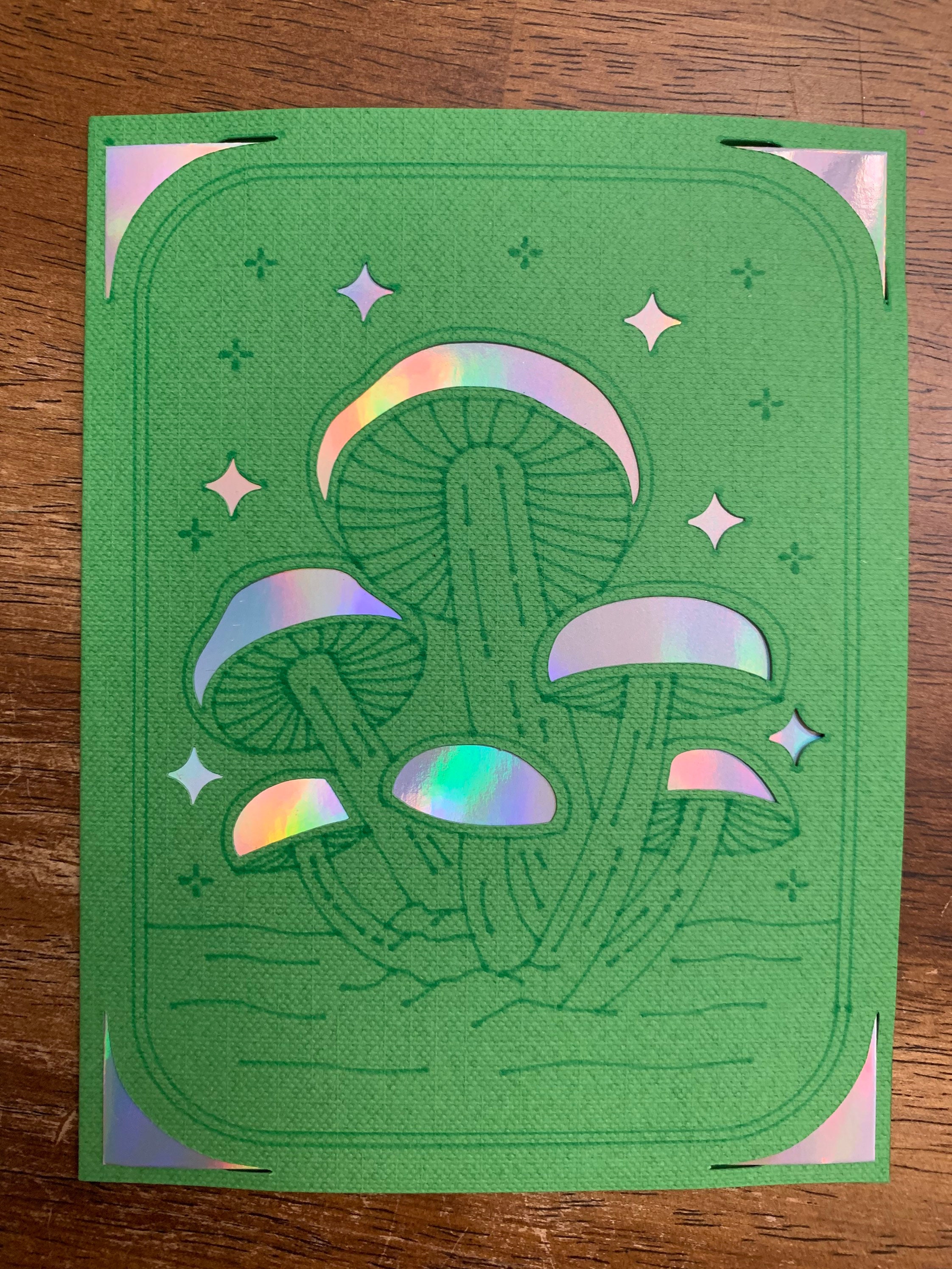 Mushroom Card - Etsy