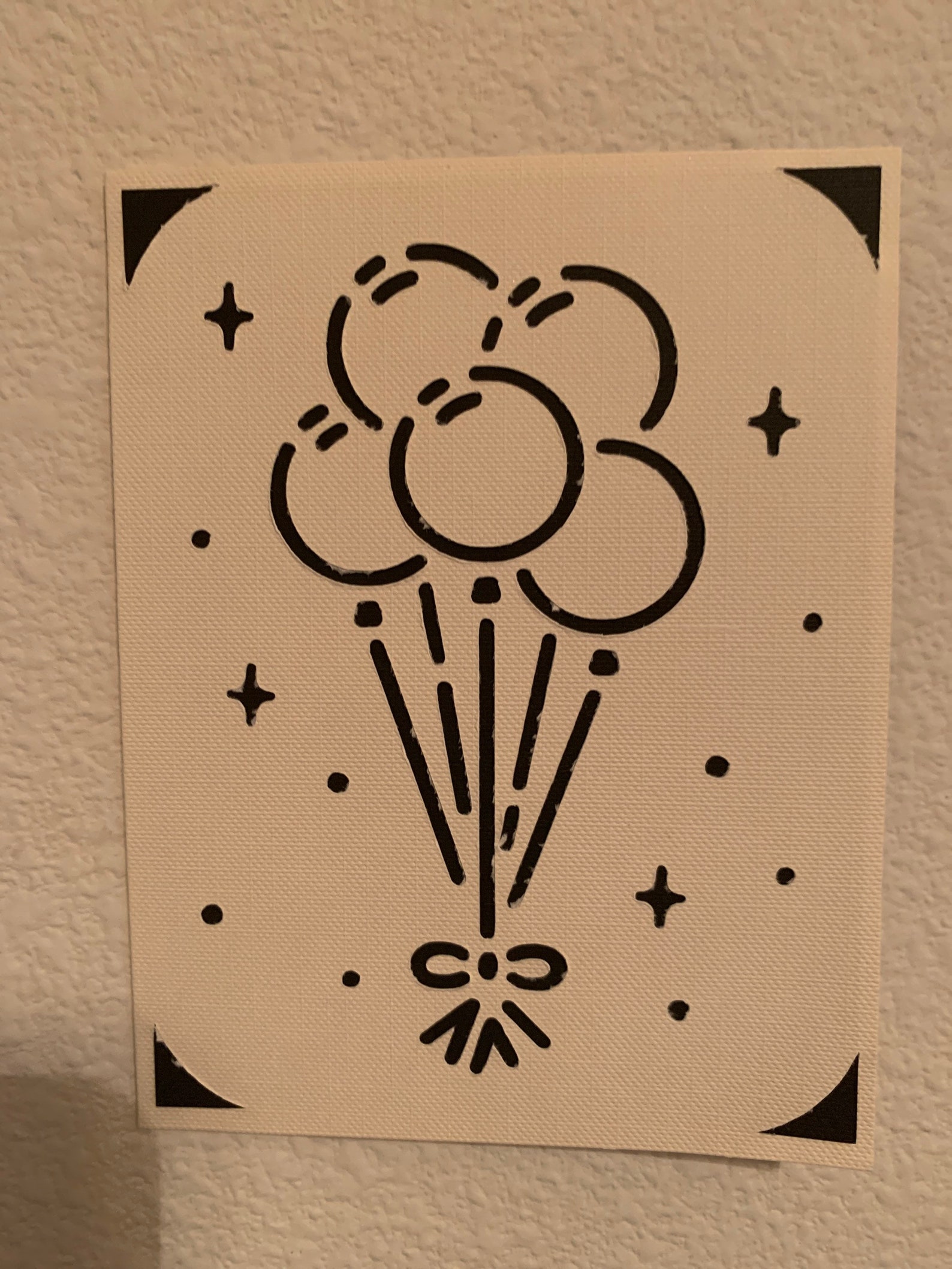 Balloon Card - Etsy
