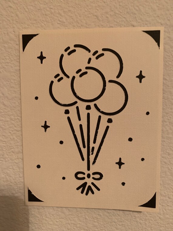 Balloon Card | Etsy