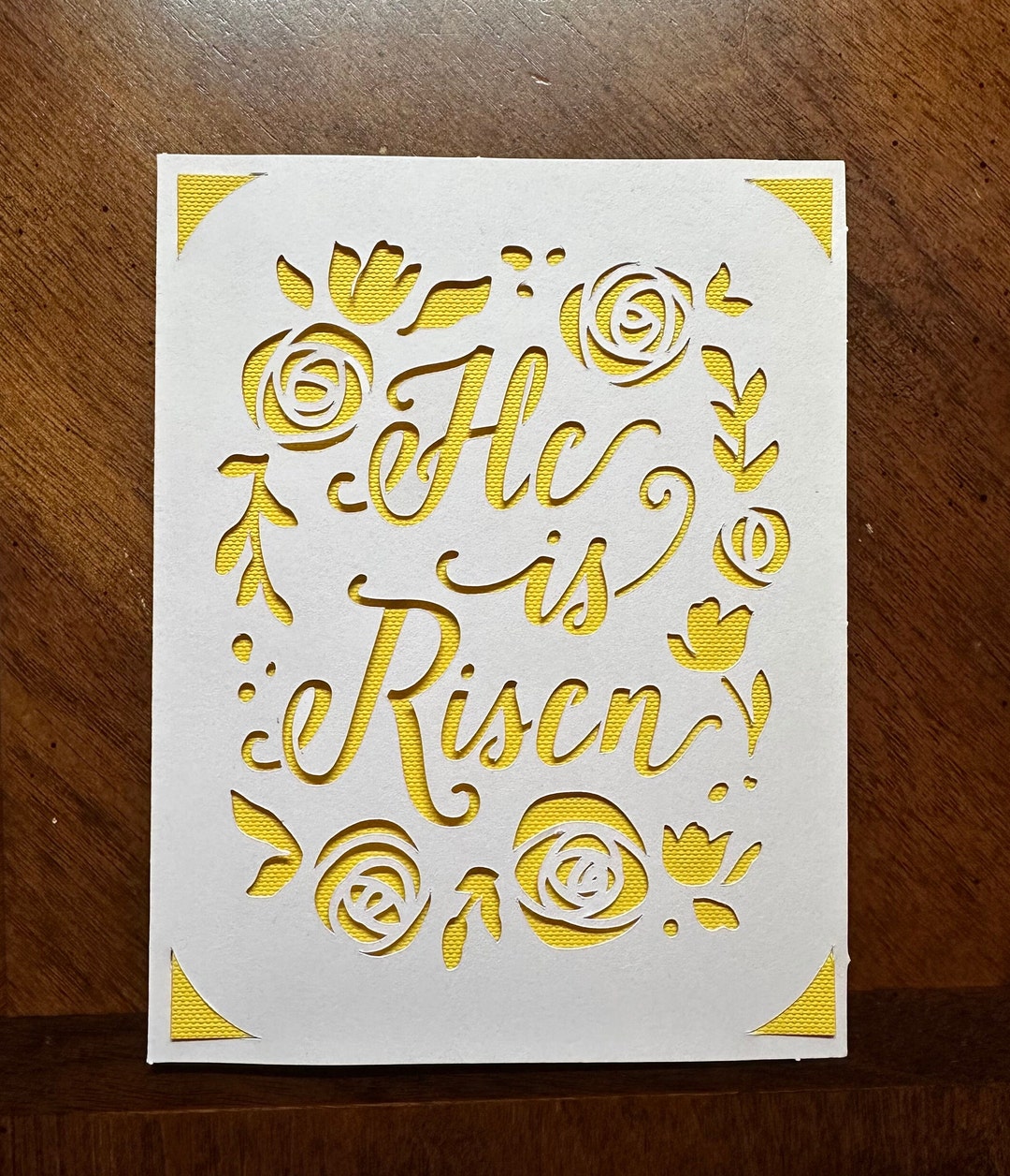 He is Risen Card - Etsy