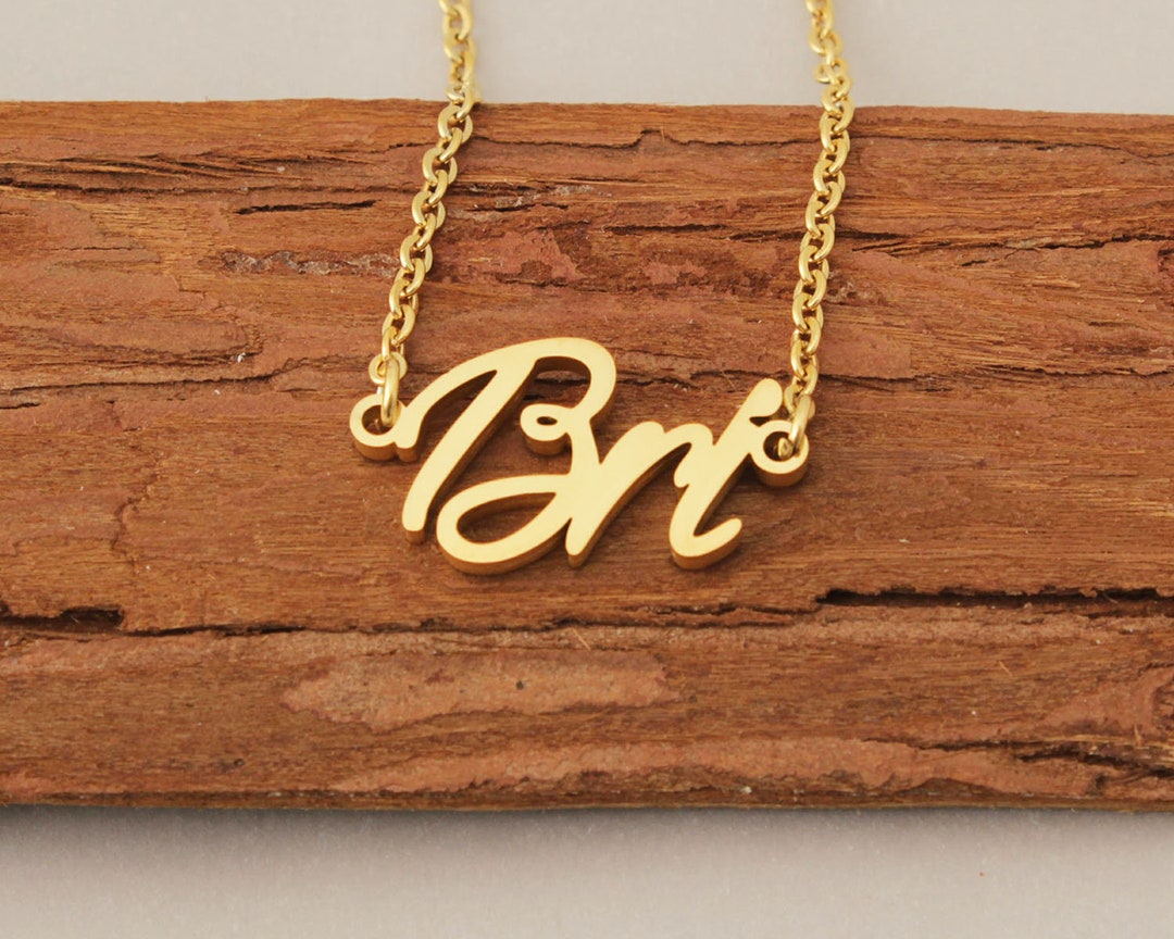 Custom Necklace, Personalized Bri Name Necklace, Bridesmaid Necklace ...