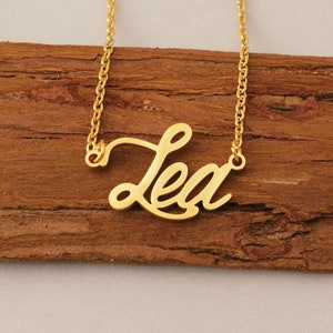 Lea Name Necklace - Etsy