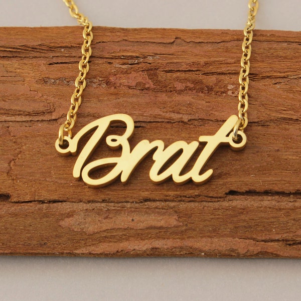 Brat Necklace - Etsy
