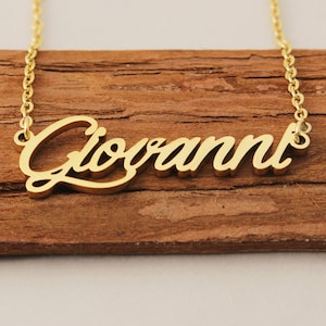 Personalized Name Necklace, Initial Necklace, Nameplate Necklace, Name ...