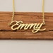 Custom Name Necklace, Shania Name Necklace Gold, Cursive Any Name on ...